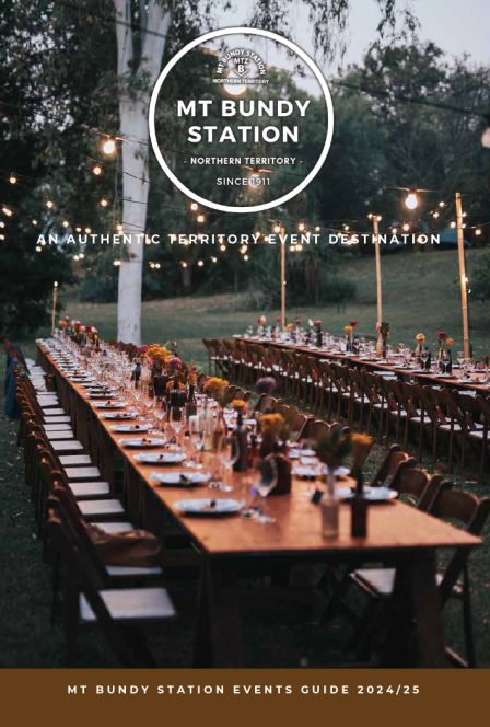 WEDDING & EVENTS – Mt Bundy Station